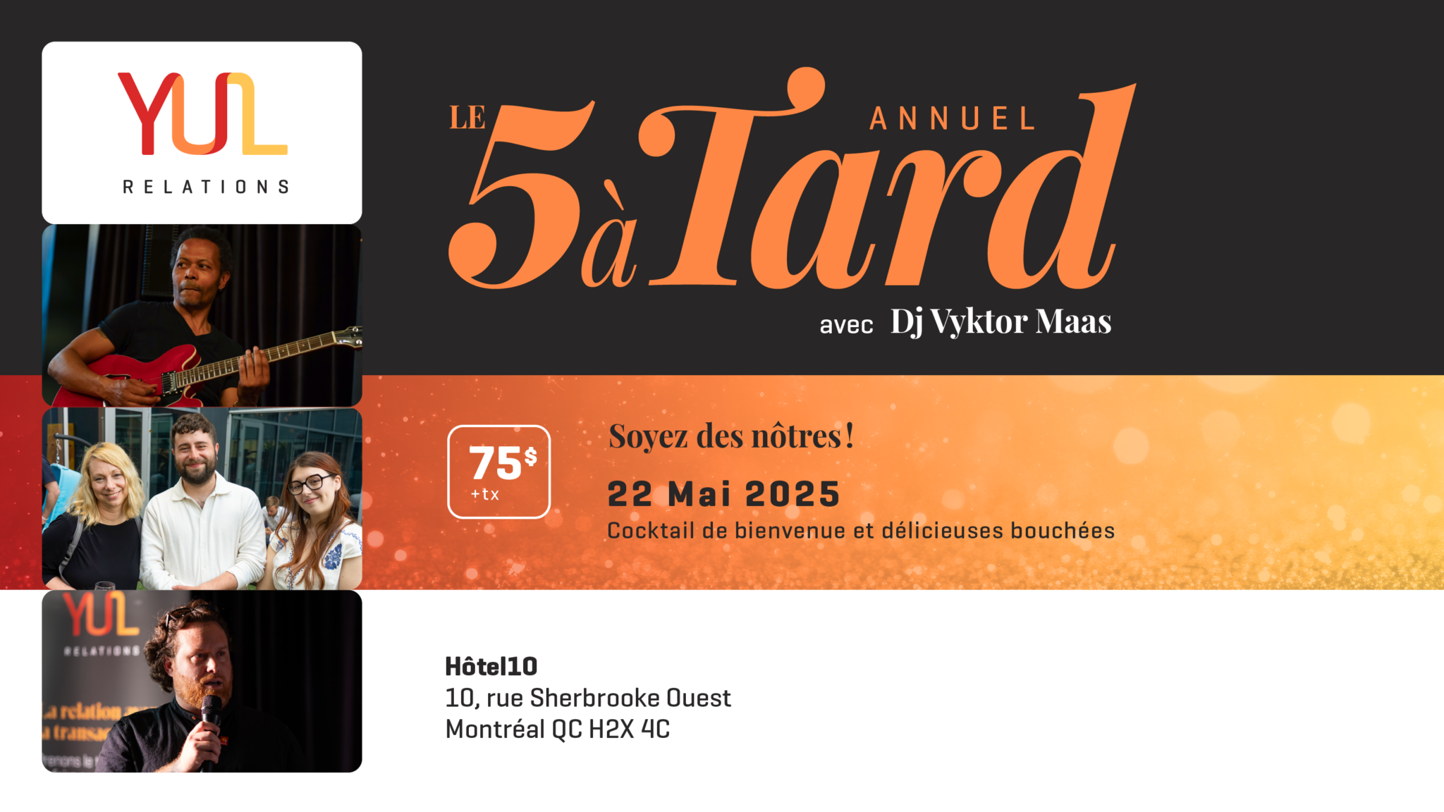 4e édition du 5@tard de YUL Relations - YUL Relations